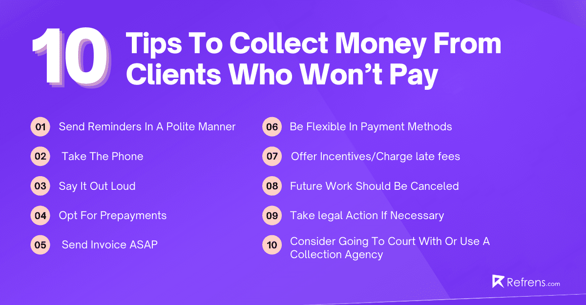 5 Fastest Ways To Collect Money From Clients Who Won't Pay