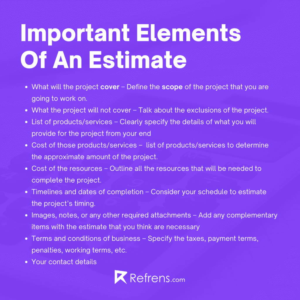 Create Estimate: Everything You Need To Know about Estimate
