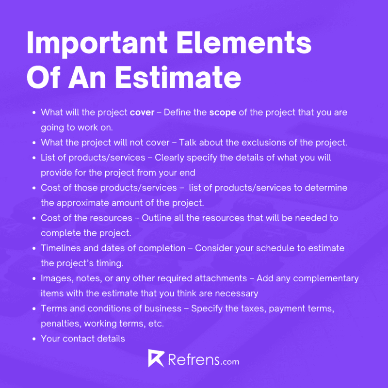 Create Estimate: Everything You Need To Know about Estimate