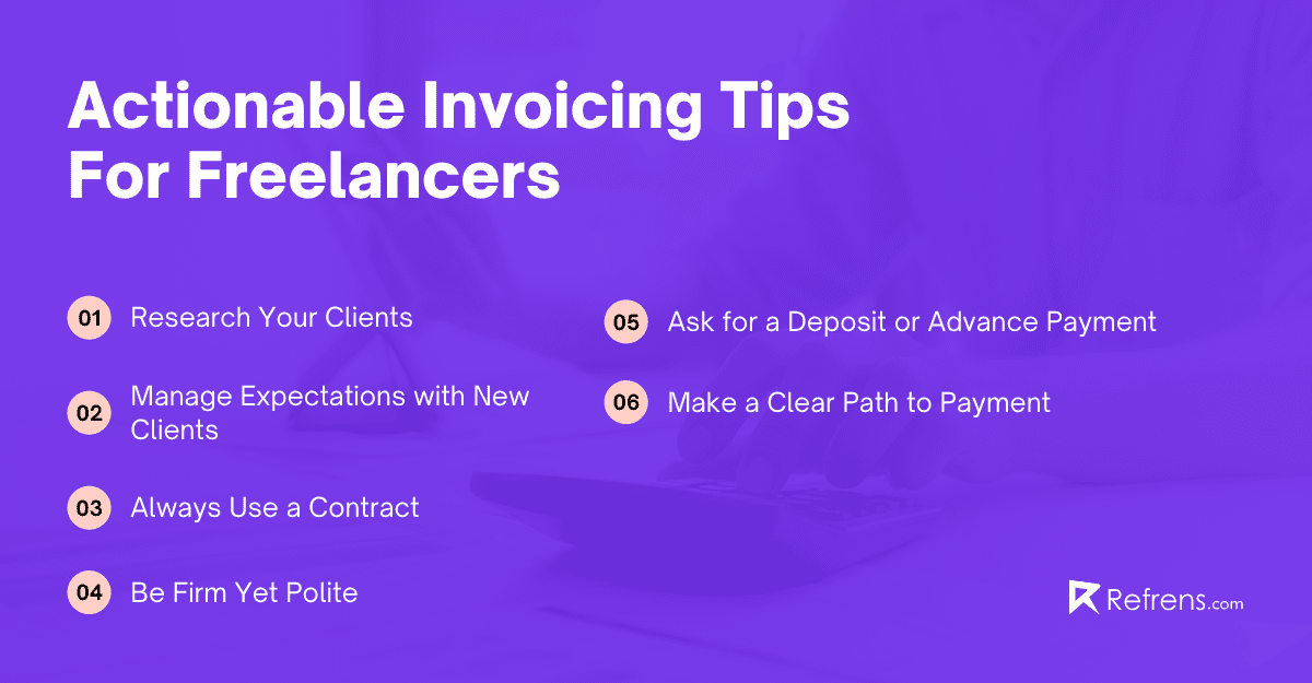 Actionable Invoicing Tips For Freelancers