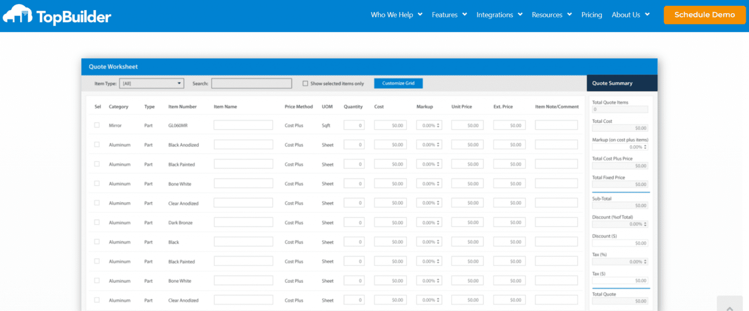 Top 10 Construction Quoting Software