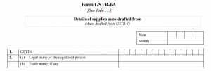 GSTR 6A: Everything You Need to Know