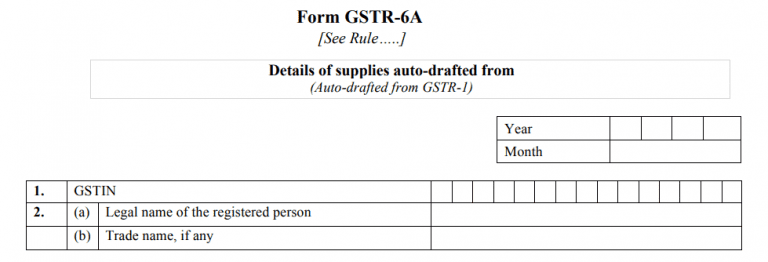 GSTR 6A: Everything You Need to Know